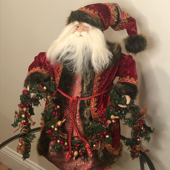 Holiday | Santa Table Top Or Tree Topper | Poshmark